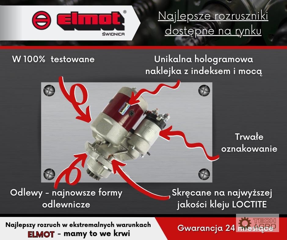 Rozrusznik z reduktorem Same Steyr Lamborghini typu Magneton 9142880 ...